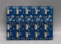 China FR4 6 Layer 1.6mm 1OZ Blue Soldermask Printed Circuit Board Assembly for sale