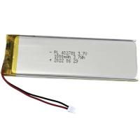 China 3.7V 1000mAh Rechargeable Lithium Polymer Battery 402780 for Atomizer Charging Box for sale