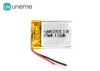 China 4.0g 70mAh 3.8V High Voltage Lithium Battery Rechargeable for Bluetooth 321518 for sale