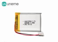China Silver Rechargeable Lithium Polymer Battery 103040 1200mAh 3.7V With UN38.3 and IEC62133 for sale