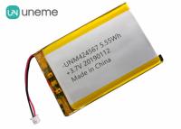 China Auto -ID Smart Card Reader Rechargeable Lithium Batteries , 424567 3.7V 1500mAh Lipo Rechargeable Battery for sale