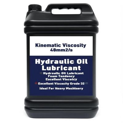 China Kinematic Viscosity 48mm2s Hydraulic Oil Lubricant Foam Tendency Excellent Viscosity Grade 32 Ideal For Heavy Machinery for sale