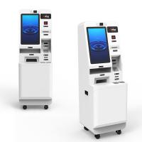 China Windows Self Payment Kiosk Interactive Card Reader Checkout Cash Payment Kiosk for sale