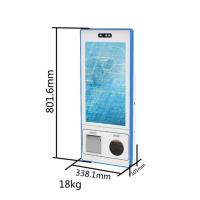 China 21.5 Restaurant Retail POS Kiosk Self Service Checkout Kiosk With Bill Coins Aceptor for sale