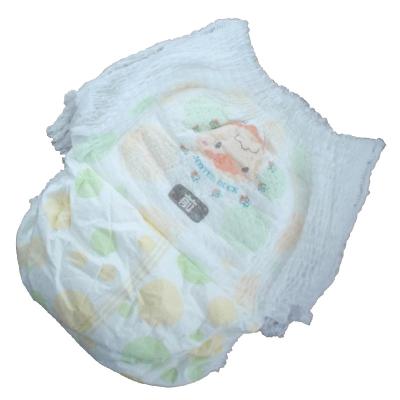 China Soft Cotton Composite Film Non Woven Baby Pull Up Pants 6-11kgs M Size 25g for sale