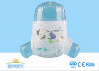 China Disposable Newborn Baby Diapers Size 0 10 Lb Bales with Double Velcro Tapes 500ml Absorbency for sale