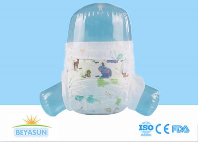 China Disposable Newborn Baby Diapers Size 0 10 Lb Bales with Double Velcro Tapes 500ml Absorbency for sale
