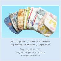 China Japan Leak Proof Disposable Baby Diapers Super Soft Breathable 4 Sizes 420-750ml for sale