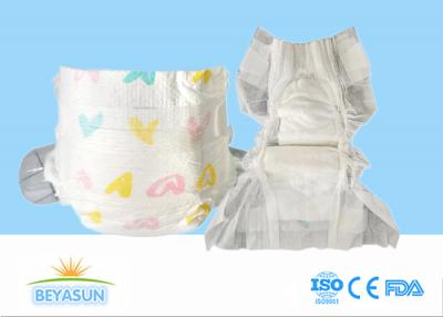 China White Breathable Disposable Baby Diaper With Fluff Pulp Mixed SAP for sale