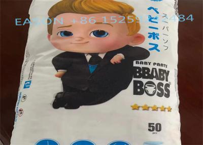 China Stocklots Sleepy Disposable Baby Diaper A Grade Baby Pants Diaper 50pcs High Absorbency for sale