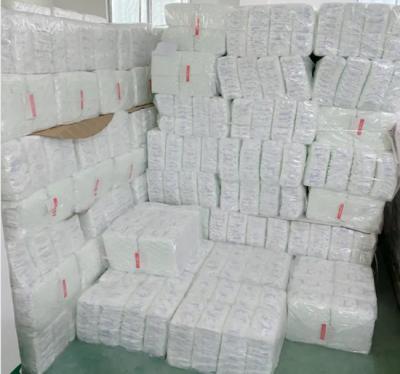 China B Grade Stocklot Diapers Printed 50 Pieces per Bag High Absorption Leakage Protection for sale