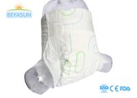 China Breathable Baby Diapers with Magic Tape Elastic Waistband 200-600ml Absorption for sale