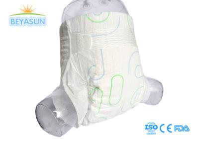 China Breathable Baby Diapers with Magic Tape Elastic Waistband 200-600ml Absorption for sale