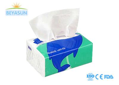 China Virgin Wood Pulp Interfolding Facial Tissue Paper 100 Sheets 13-20gsm Custom OEM Home Use for sale