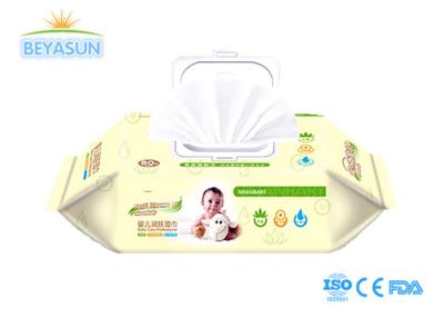 China Baby Bamboo Disposable Wet Wipes 15x20cm Natural Organic Eco-Friendly Cleaning for sale