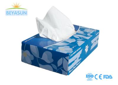 China 2ply 160 Sheets Virgin Wood Pulp Facial Tissue Paper Cube Box 19x18cm for sale