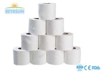 China Strong Absorbent Toilet Paper 10 Rolls per Bag 18gsm Unflavored Tissue Roll for sale