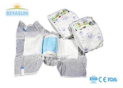 China Soft Infant Nappy PP Frontal Tape Refasten Tab Diapers 360x280mm NB Size 18g Breathable for sale
