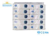 China Custom 2-Ply White Facial Tissue Paper 18x13cm 100 Sheets Smooth No Embossing for sale