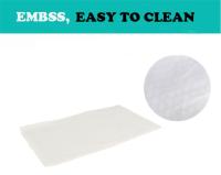China 140×70cm Disposable Beauty Salon Towels with Logo Printing - 90gsm Viscose Fiber, 8000pcs MOQ for sale