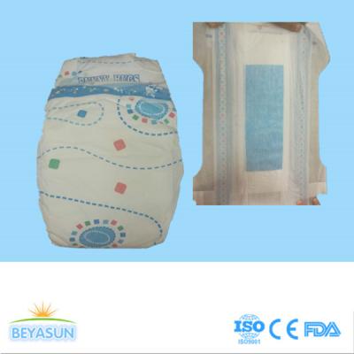 China Non-Toxic Disposable Baby Diapers with Cotton Top Sheet - 120,000pcs MOQ, 15-35 Day Delivery for sale
