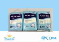 China Patient Care Adult Incontinence Cotton Diaper M L XL 95-115g Absorbent for sale