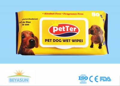 China Antibacterial Pet Disposable Wet Wipes for Dogs and Cats - Customizable 20000 PCS MOQ with 20-40 Day Delivery for sale