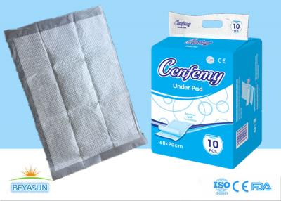China Nonwoven Absorbent Disposable Bed Liner Pads 40x60cm to 60x90cm with SAP Core for Healthcare for sale