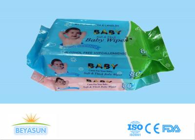 China Custom Sanitary Disposable Wet Wipes 35-50gsm Non-woven Fabric with ISO/SGS Certification for sale
