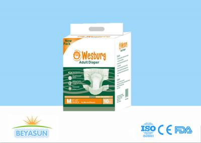 China Wesburg Disposable Adult Diapers - 800ml to 1000ml Absorbency, M/L/XL Sizes for Patient Care for sale