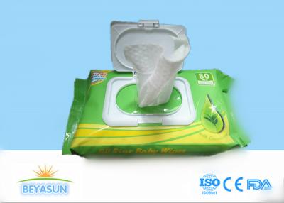 China Private Label Skin Care Wet Wipes 60gsm Non Woven Spunlace 15x20cm Custom OEM for sale