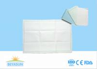 China Surgical Nonwoven Disposable Bed Pads 45x60cm to 80x210cm with Diamond Pattern Surface and 3g-6g SAP Absorption for sale