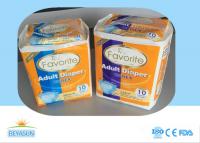 China M L XL Size Overnight Adult Diapers 100-120g Chemical Free Disposable Diapers for sale