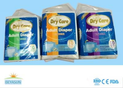 China Dry Care Disposable Adult Diapers with Wetness Indicator - 800ml to 1200ml Absorbency, USA Fluff Pulp & Japan SAP for sale