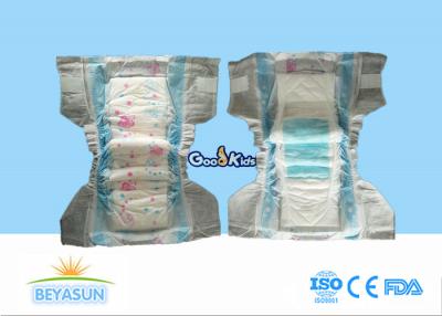 China Disposable Baby Diapers with Velcro Tape 3-25kg Absorbency 240-500g OEM Custom Sizes for sale