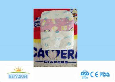 China Camera Brand Disposable Baby Diapers - 400-600ml Absorbency, 18-28g Weight, S/M/L Sizes for 3-13kg Babies for sale