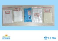 China Chemical Free Flushable Antibacterial Baby Wipes Organic 15x20cm 40gsm for sale