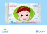 China Unscented Flushable Disposable Wet Wipes 180x200mm for Sensitive Skin Adult Baby for sale