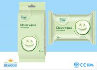 China Disposable Baby Wet Wipes PH Balance 80pcs 20x16cm Spunlace Nonwoven Cleaning for sale