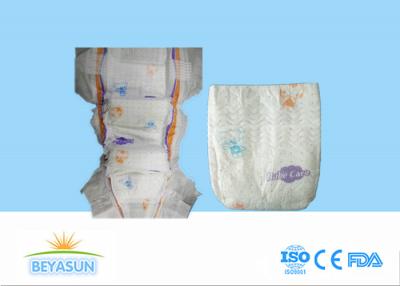 China Ultra Soft Earth Friendly Disposable Baby Diapers 380×280mm to 490×320mm, CE ISO Certified with 400-600ml Absorbency for sale