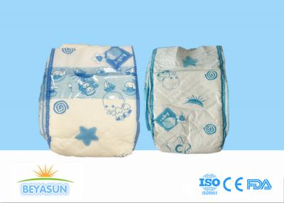 China Custom Printed Newborn Baby Diapers with Double PP Tapes - 300-700ml Absorption, 5 Size Options from NB to XL for sale