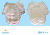 China Super Soft Baby Pull Up Pants Breathable Elastic Waist 3 Channel Embossing High Absorption for sale