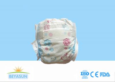 China High Absorbency Printed Infant Baby Diapers Nonwoven Cottony Surface 23g-38g for sale
