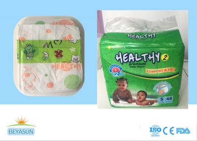 China Private Label Breathable Newborn Baby Diaper Size 3 4 5 with Magic Tapes 320-600ml Absorption for sale