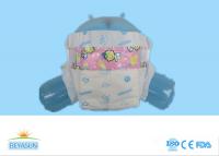 China Custom Disposable Baby Diapers with Magic Tape - 4 Sizes from 390×280mm to 540×320mm, 400-700ml Absorbency for sale