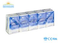 China Custom Pocket Tissue 10 Sheets 3 Ply Virgin Wood Pulp Mini Facial Tissue for sale
