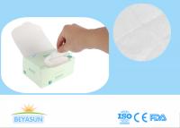 China Disposable Antibacterial Face Washcloths 20x25cm 65g/m² Viscose Dry Wipes for Adults for sale