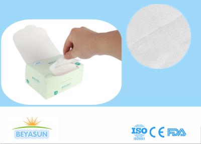 China Disposable Antibacterial Face Washcloths 20x25cm 65g/m² Viscose Dry Wipes for Adults for sale