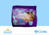 China Patented Non Toxic Baby Pull Up Diapers 360° Elastic Waistband Sizes M L XL for sale