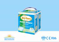 China Comfortable Overnight Adult Disposable Diapers with 800-1200ml Absorbency, CE & ISO Certified for sale
